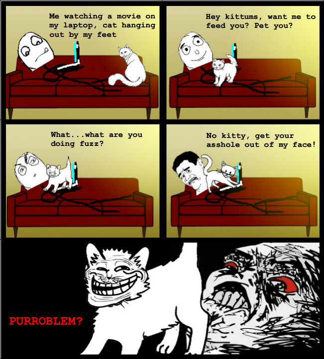 Le Kitty Rage :) Memedroid