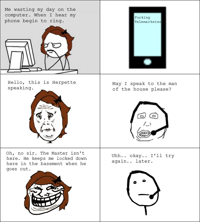 Telemarketer Rage :) Memedroid