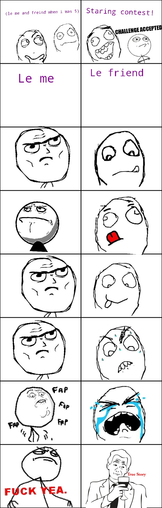 staring contest - Meme by rawrzzz :) Memedroid