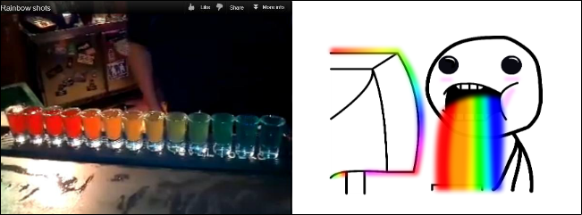 rainbow shots - Meme by abayarde :) Memedroid