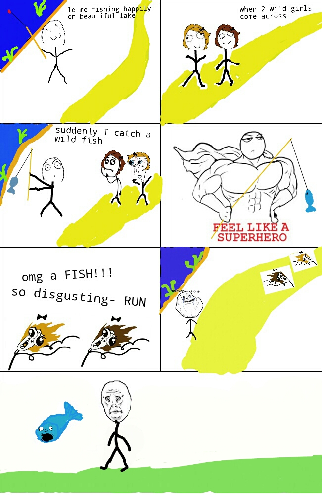 lonely fisher - Meme by mulph056 :) Memedroid