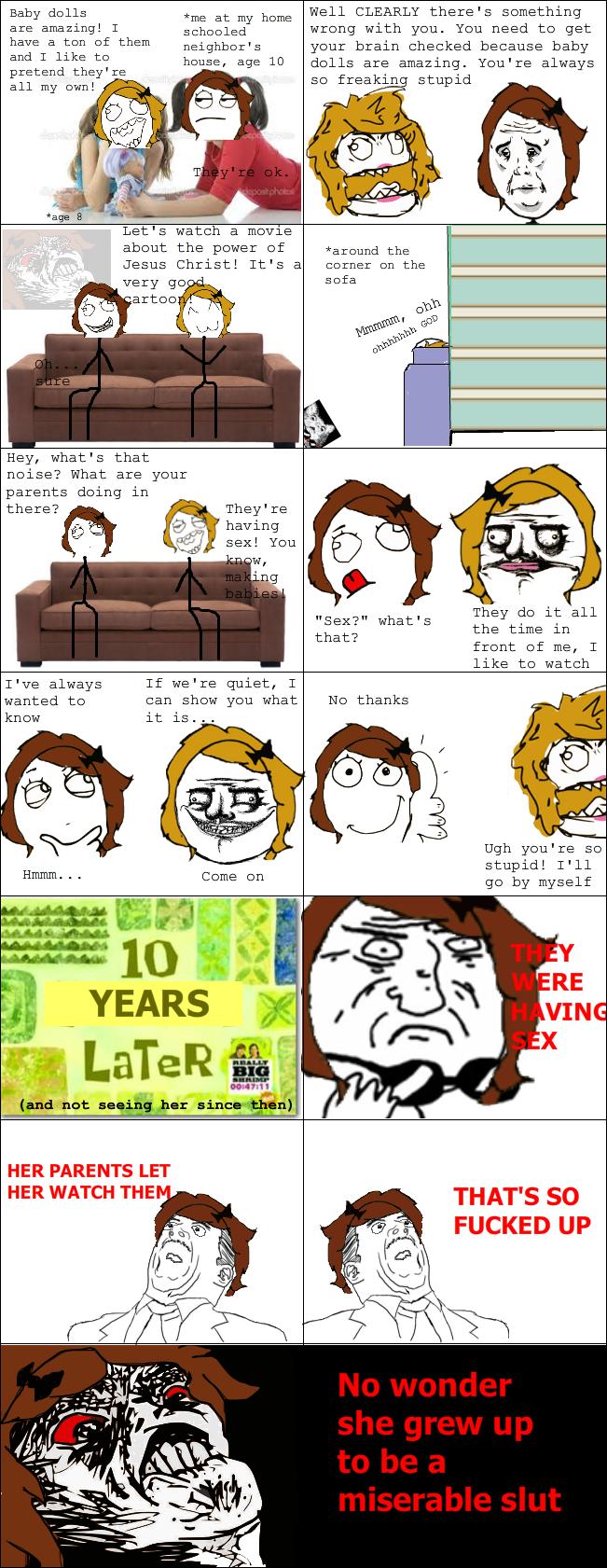 she was gross - Meme subido por trollori :) Memedroid