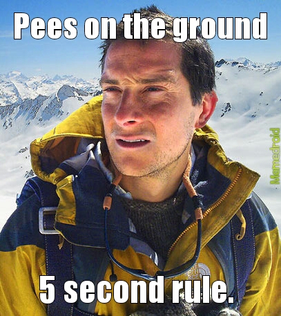 5 second rule - Meme subido por -AKKevNinja :) Memedroid