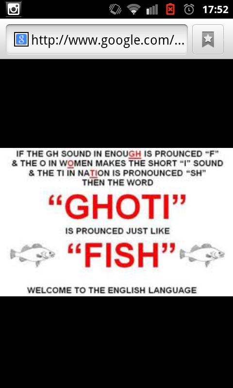 Ghoti and Fish - Meme by 1andOnlyJanae :) Memedroid