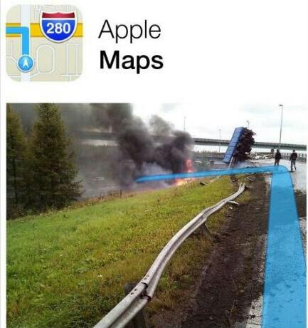 Apple maps... - Meme subido por RapidTroller :) Memedroid
