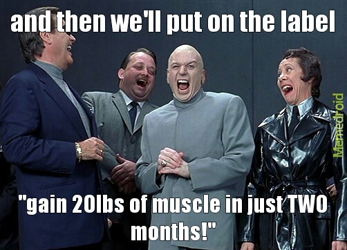 supplements... supplements everywhere. - Meme by charliechoplin ...