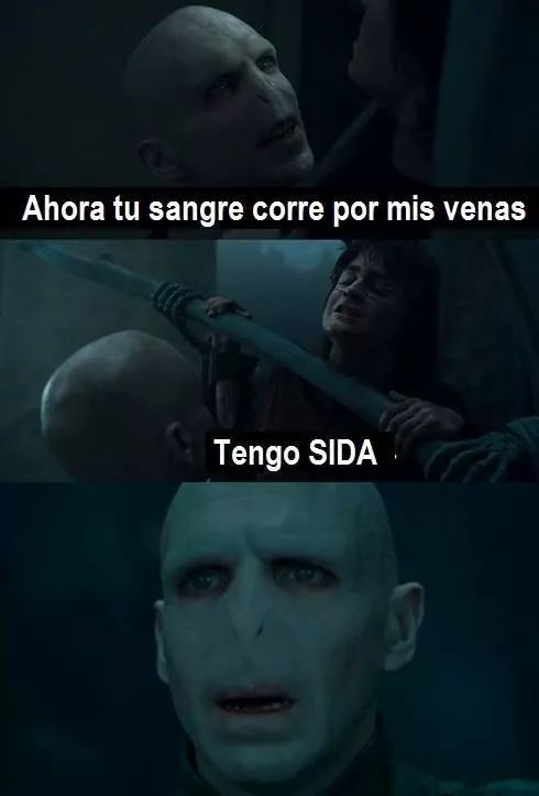 el titulo tiene SIDA - Meme subido por ro_ja890 :) Memedroid