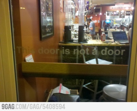 Not a door... Nope... - Meme by Rufuz :) Memedroid