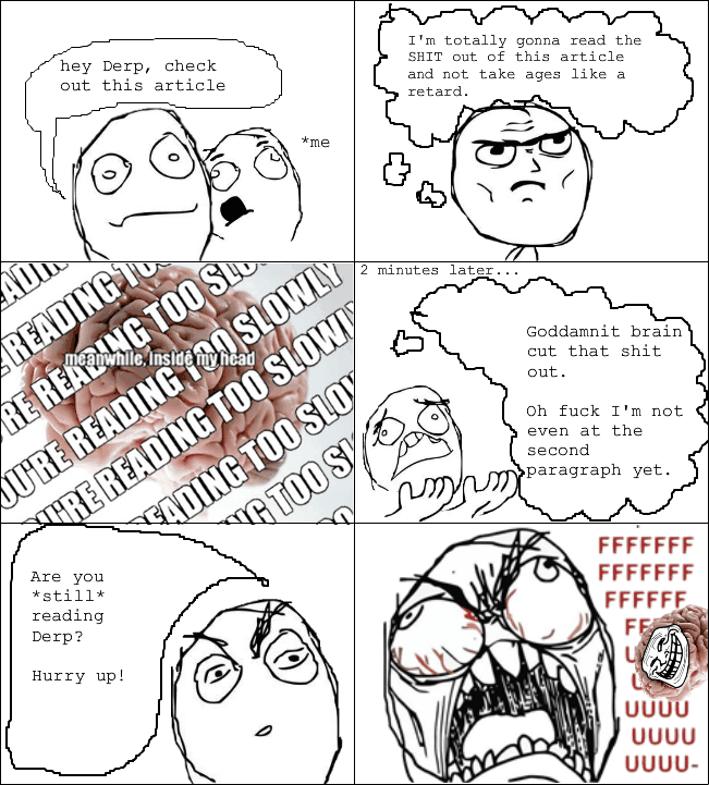 reading rage - Meme subido por Word :) Memedroid