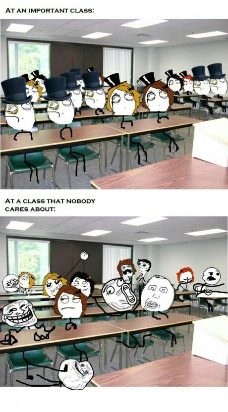 truth about classes - Meme by singularity :) Memedroid