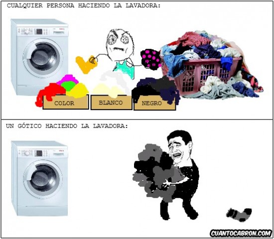 por eso uso ropa negra - Meme subido por rusky9 :) Memedroid