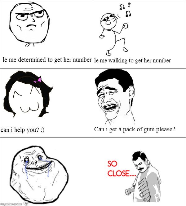 when i tried getting a cute cashier girls digits today :( - Meme by ...