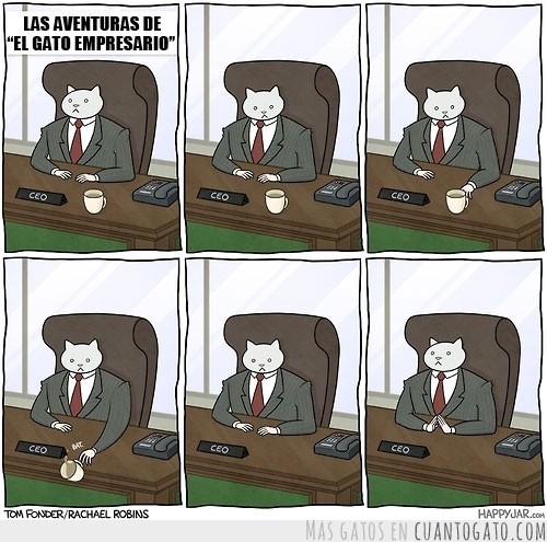gato empresario - Meme subido por kakomakako :) Memedroid