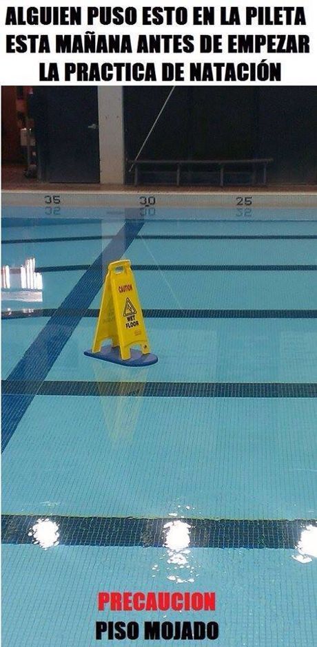 Piso mojado - Meme subido por danielyveltal :) Memedroid