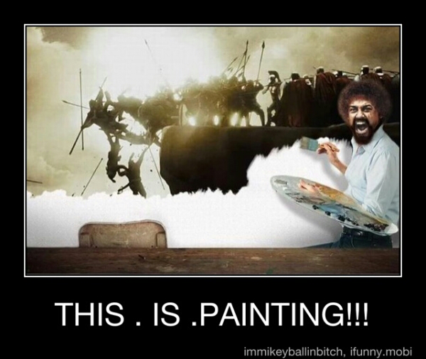 painting - Meme by SniperMan801 :) Memedroid