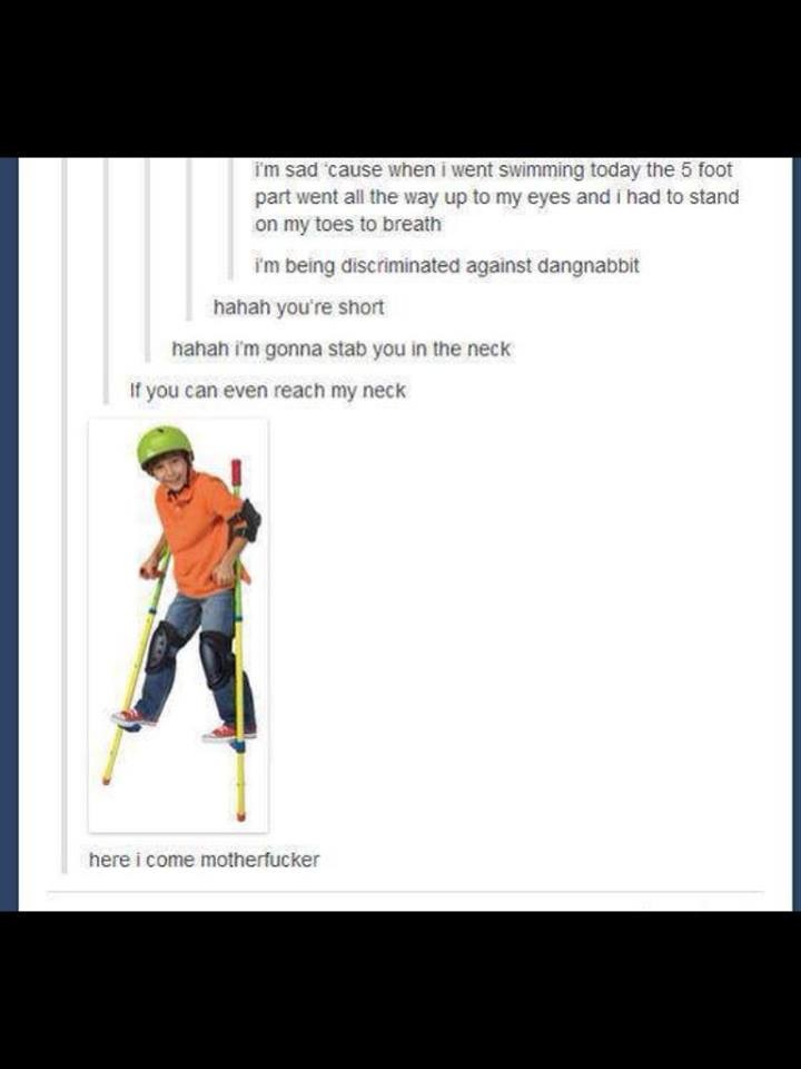 Tall people are too tall - Meme by TheChosenOne48 :) Memedroid