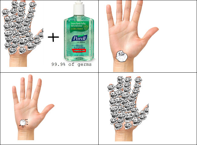 99% de germenes - Meme subido por lusho :) Memedroid