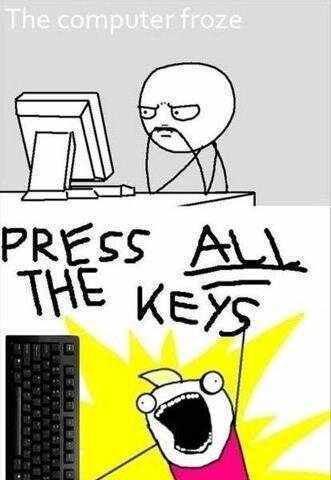 All the keys! - Meme by zacwillb :) Memedroid