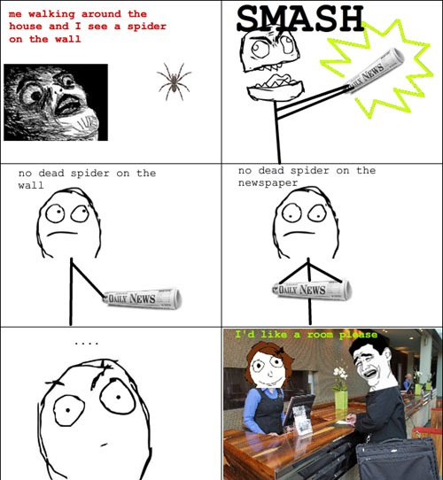 Spiders!!! - Meme by natsu61 :) Memedroid