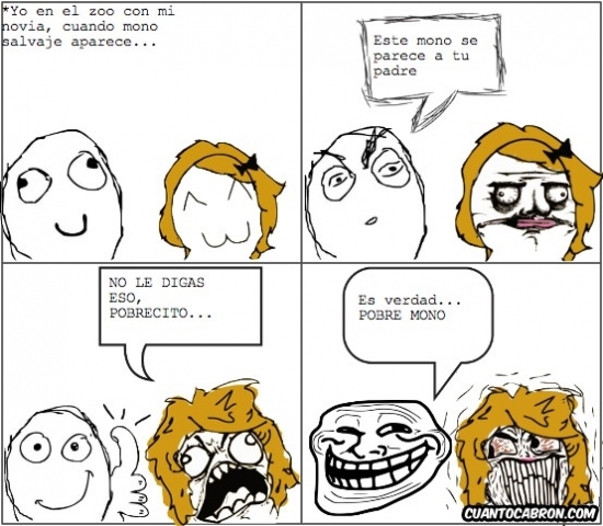 pobre mono - Meme subido por spikefall15 :) Memedroid