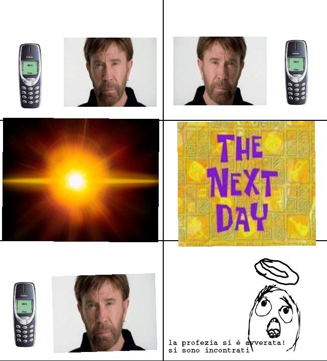chuck norris vs nokia 3310 - Meme subido por Enjoi :) Memedroid