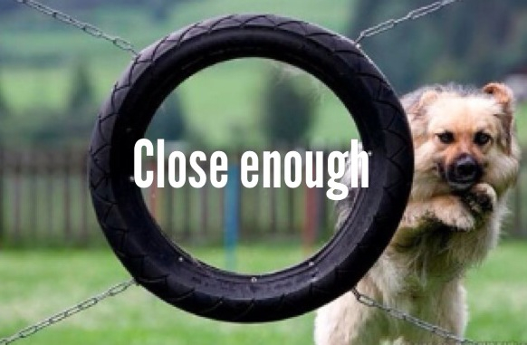 At least he's trying, I don't see you out there jumping through tires ...