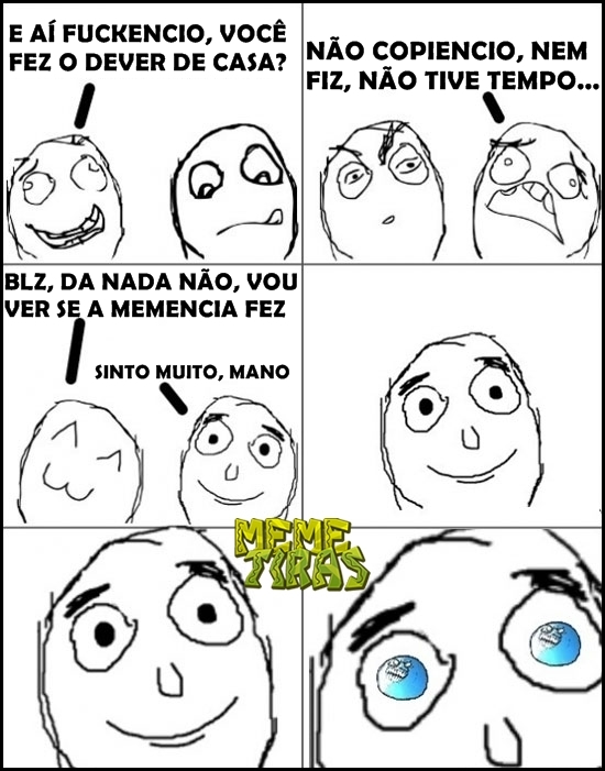 copiar o dever - Meme subido por luanrodrigues402 :) Memedroid