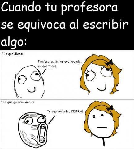profesora - Meme subido por foan007 :) Memedroid