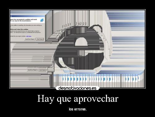 errores - Meme subido por juanitobazuca :) Memedroid