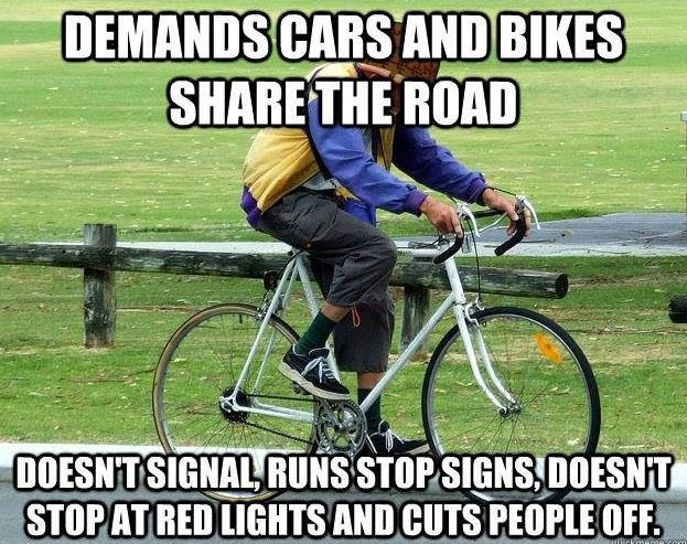 Cars and bikes - Meme by itismegeorge :) Memedroid