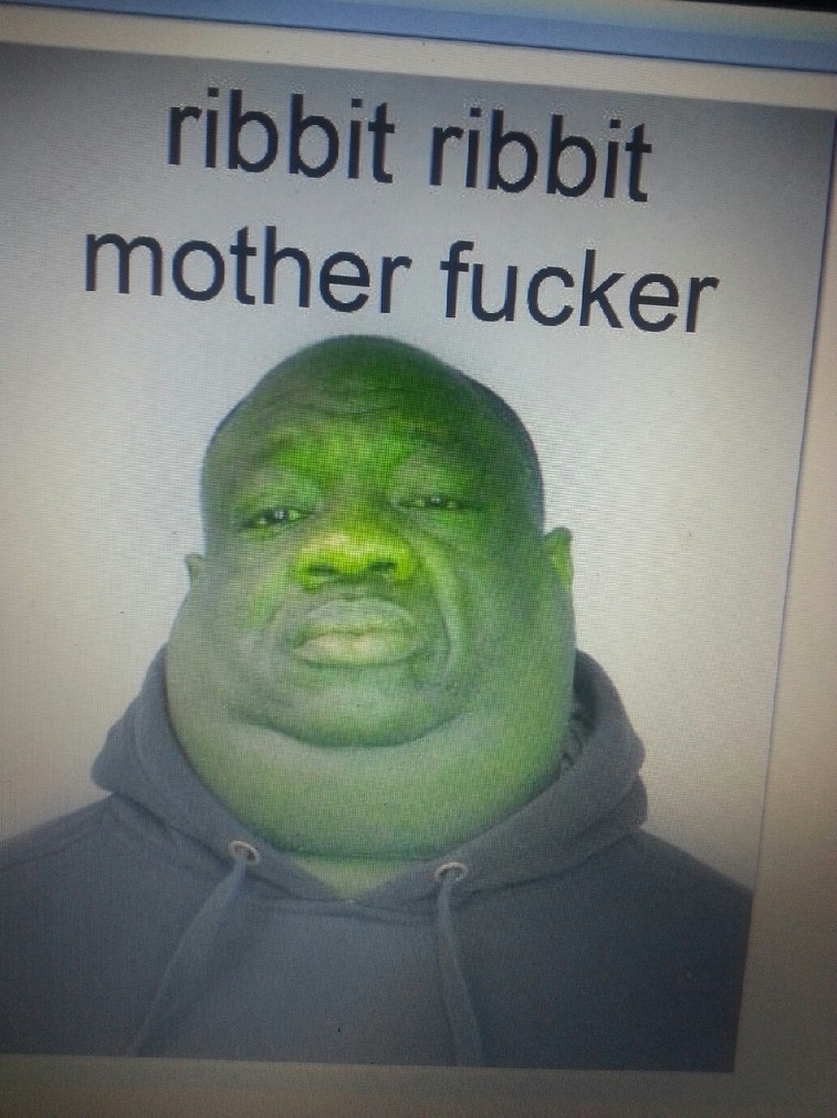 ribbit muddafucker - Meme by Stupified117 :) Memedroid