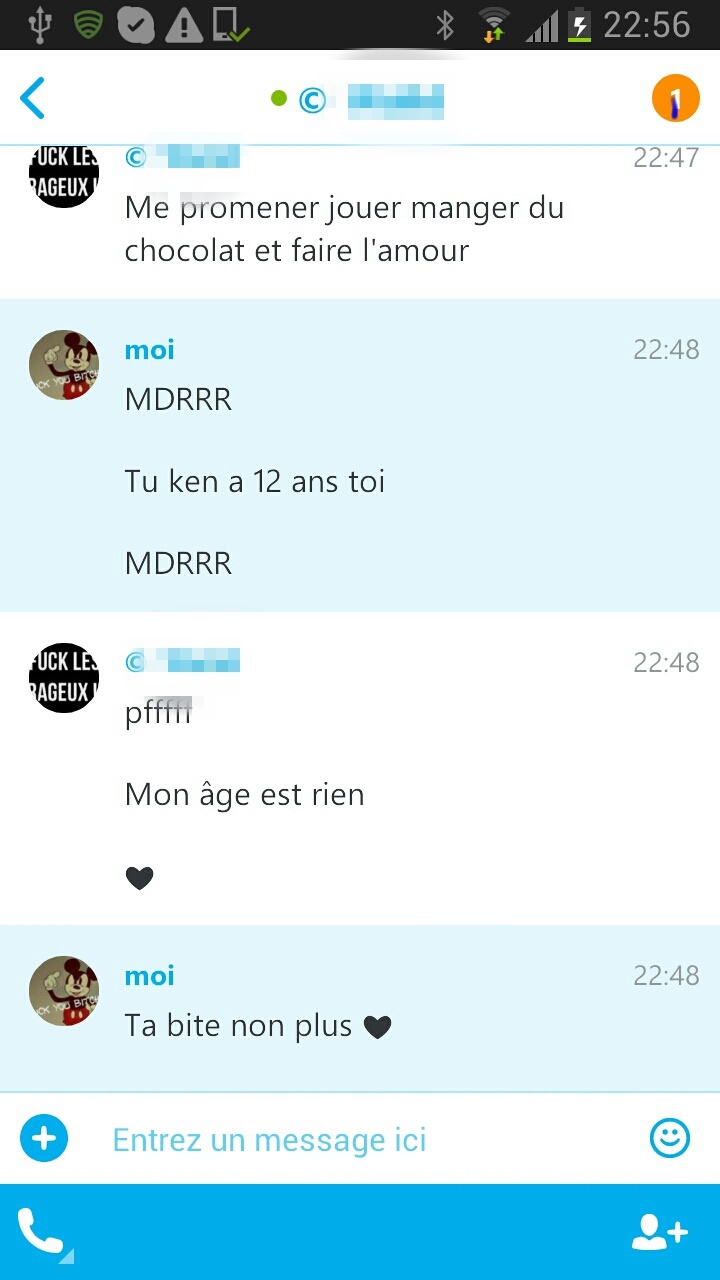 Ch'ui trop mechante :') - Mème par TouchMy :) Memedroid