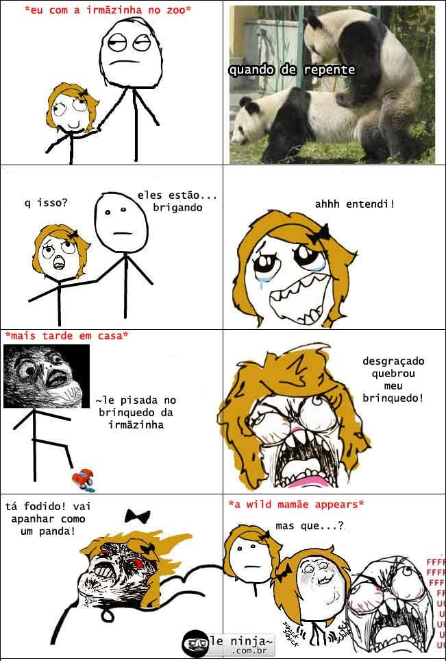 brigando como um panda - Meme by crazyymega :) Memedroid