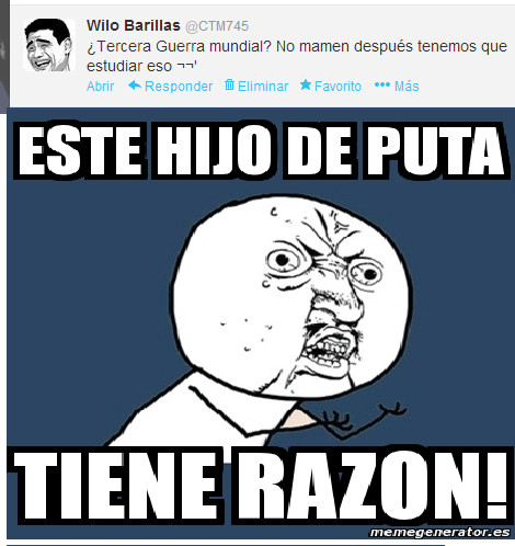 Tiene razon *-* - Meme subido por CreeD1231 :) Memedroid