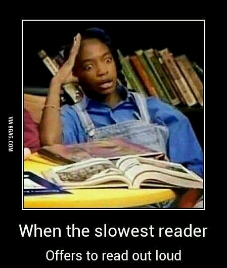 Reading - Meme subido por fudgebagels :) Memedroid