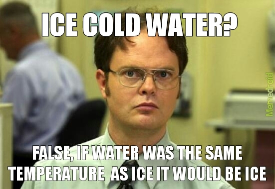 cold water - Meme by adrien1122 :) Memedroid