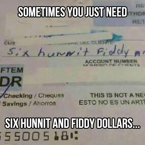 1 comment gets fiddy $ too - Meme by JPH13 :) Memedroid