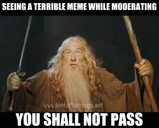 We Will Not Pass Meme