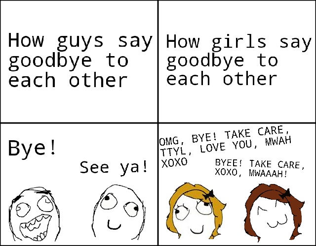 Goodbyes. - Meme by mebecrazii :) Memedroid