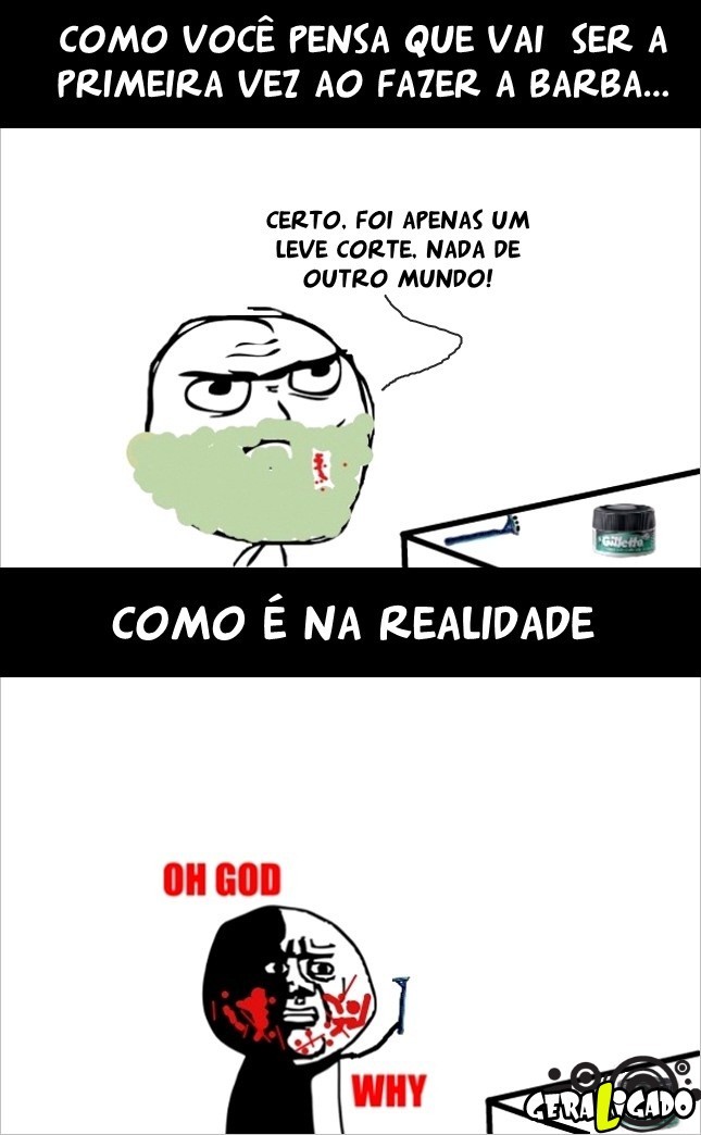 Fazendo a barba - Meme by ronaldoctb123 :) Memedroid