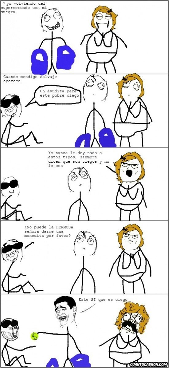 ciego - Meme subido por pigdey :) Memedroid