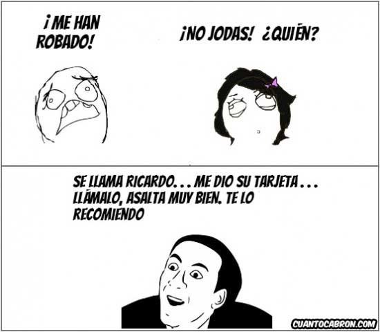 Ricardo - Meme subido por GirlTroll :) Memedroid