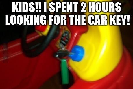 Where are my car keys!? - Meme subido por lizzy22370 :) Memedroid