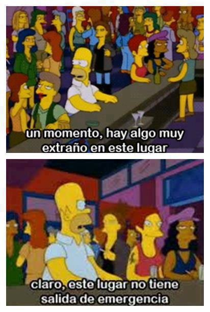Homero es todo un loquillo - Meme subido por Jorgebar :) Memedroid