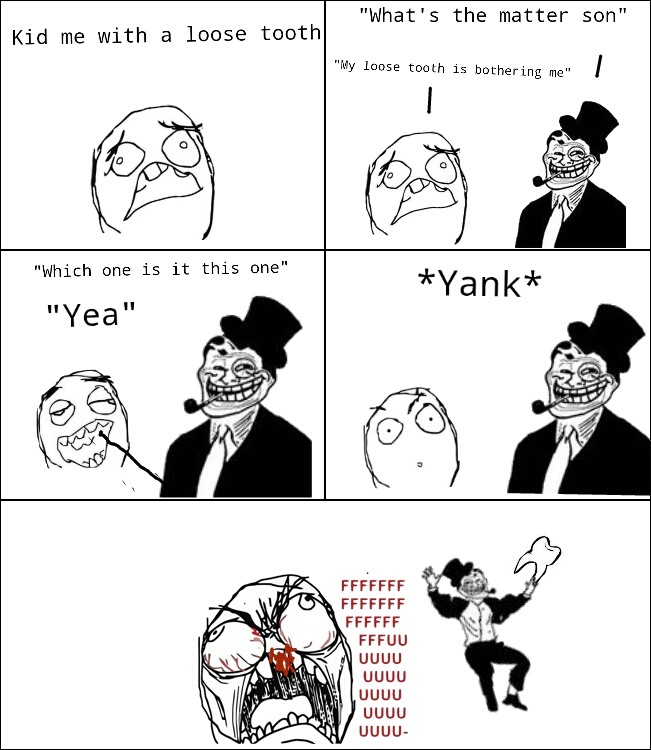 My loose tooth - Meme subido por My_trusty_sock :) Memedroid