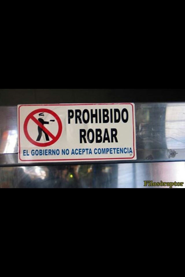No robar - Meme subido por LIKE.KEBAB :) Memedroid