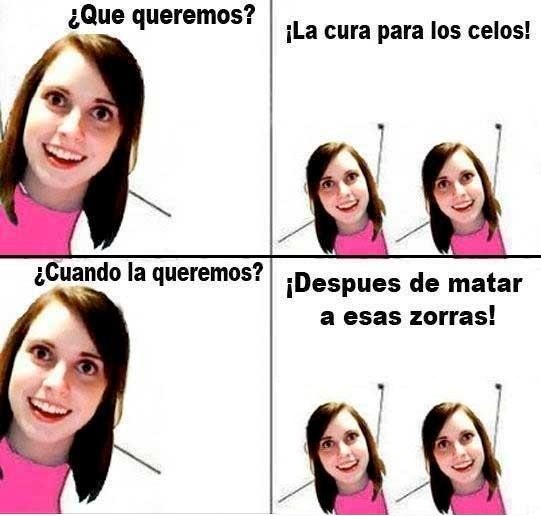 Yo celosa? - Meme subido por fajoakin :) Memedroid