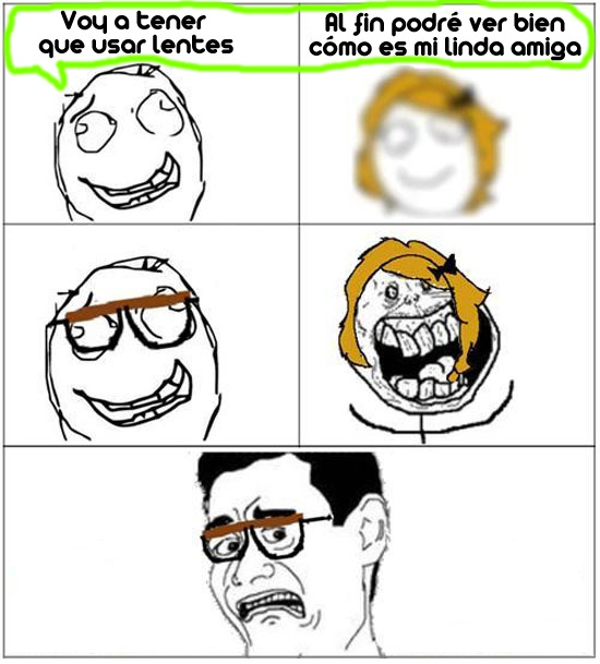 yo uso lentes - Meme subido por alex.rr68211 :) Memedroid