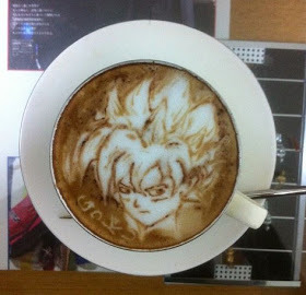 Goku en un cafe perfecto XD - Meme subido por pably92 :) Memedroid