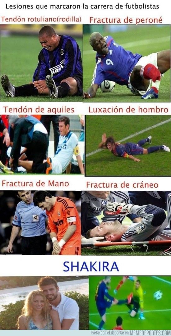 Grandes lesiones - Meme subido por homeroverdolaga :) Memedroid